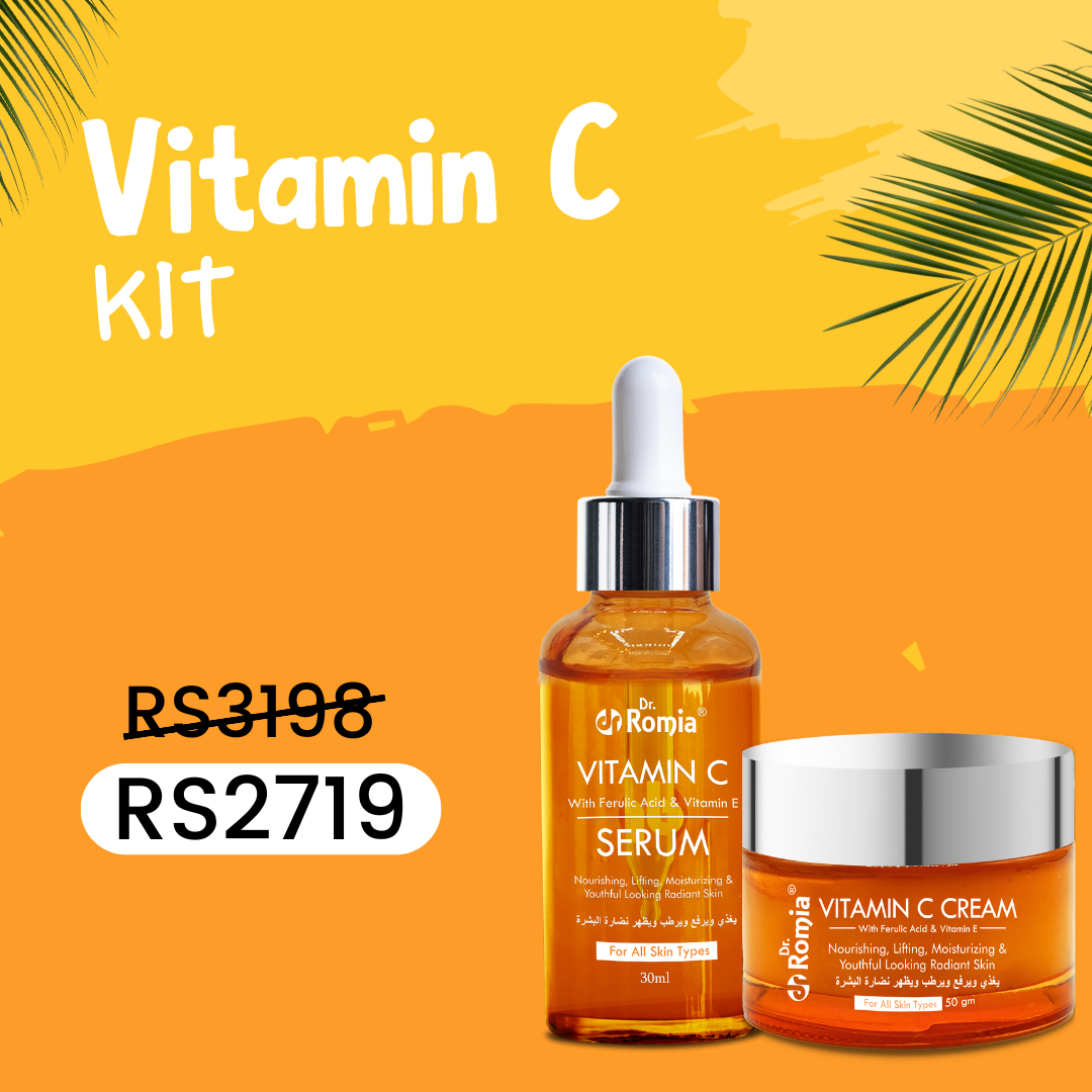 VITAMIN C KIT/Routine Skincare For Brightening – Dr.Romia