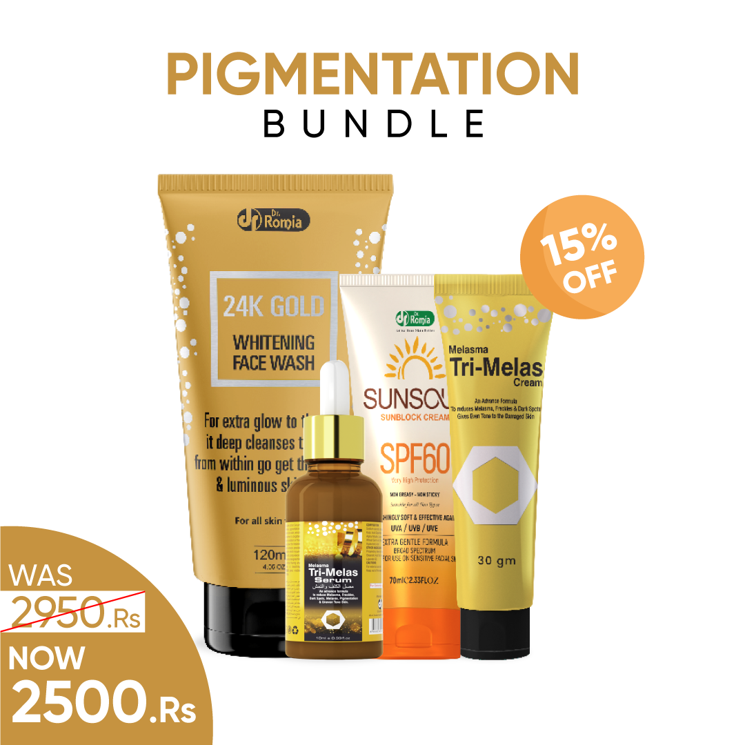 Pigmentation Bundle For Melasma, Freckles & Dark Spots – Dr.Romia